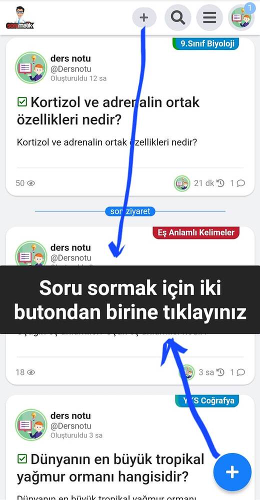 Uygulamaya Soru Fotoğrafı nasıl eklenir? Soru Sorma Nasıl yapılır? - Sorumatik