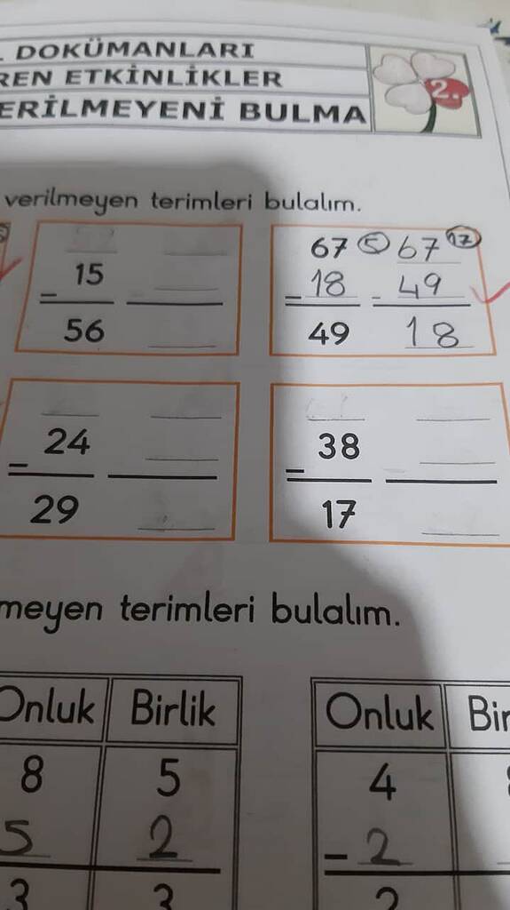 Verilmeyen Terimleri Bulma Sorusu Çözümü - Sorumatik