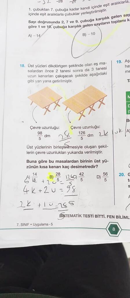 Mat masa - Sorumatik