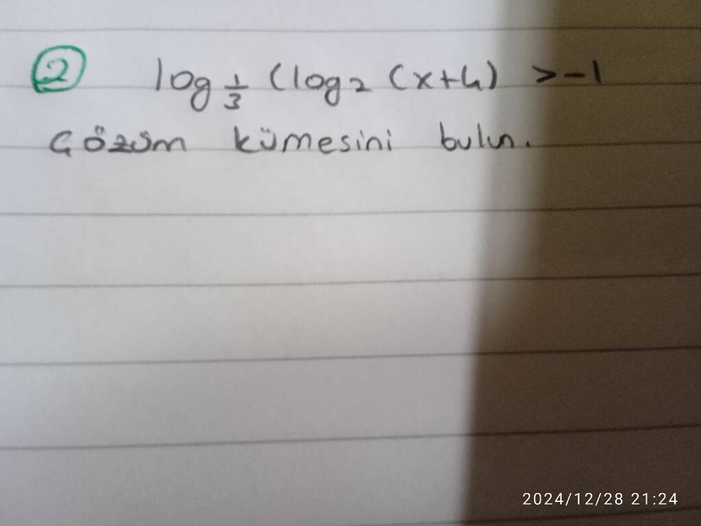 Matematik logaritma 2 - Sorumatik