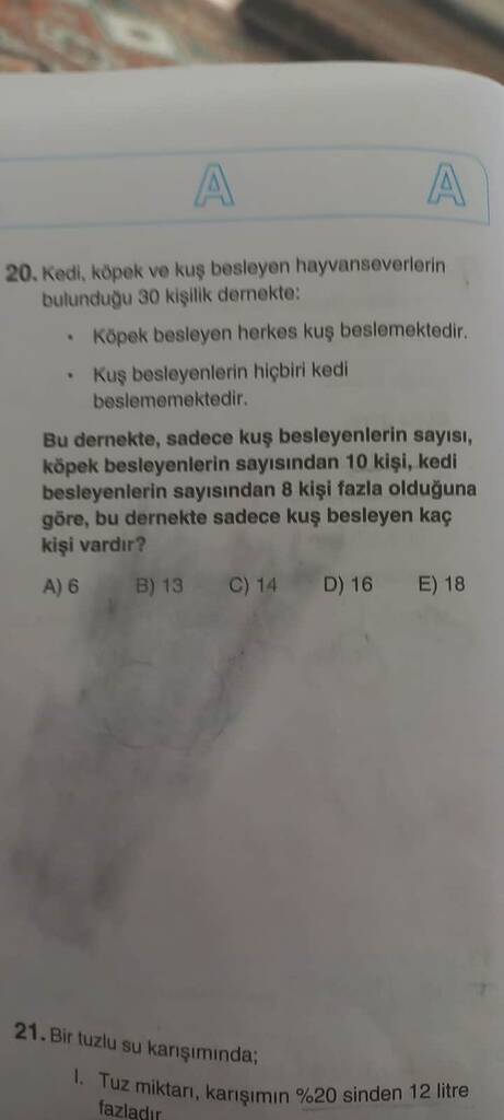 Kumeler problemi - Sorumatik