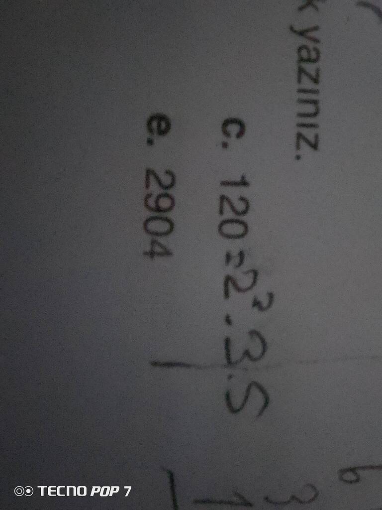 Asal sayıları carpimi - Sorumatik