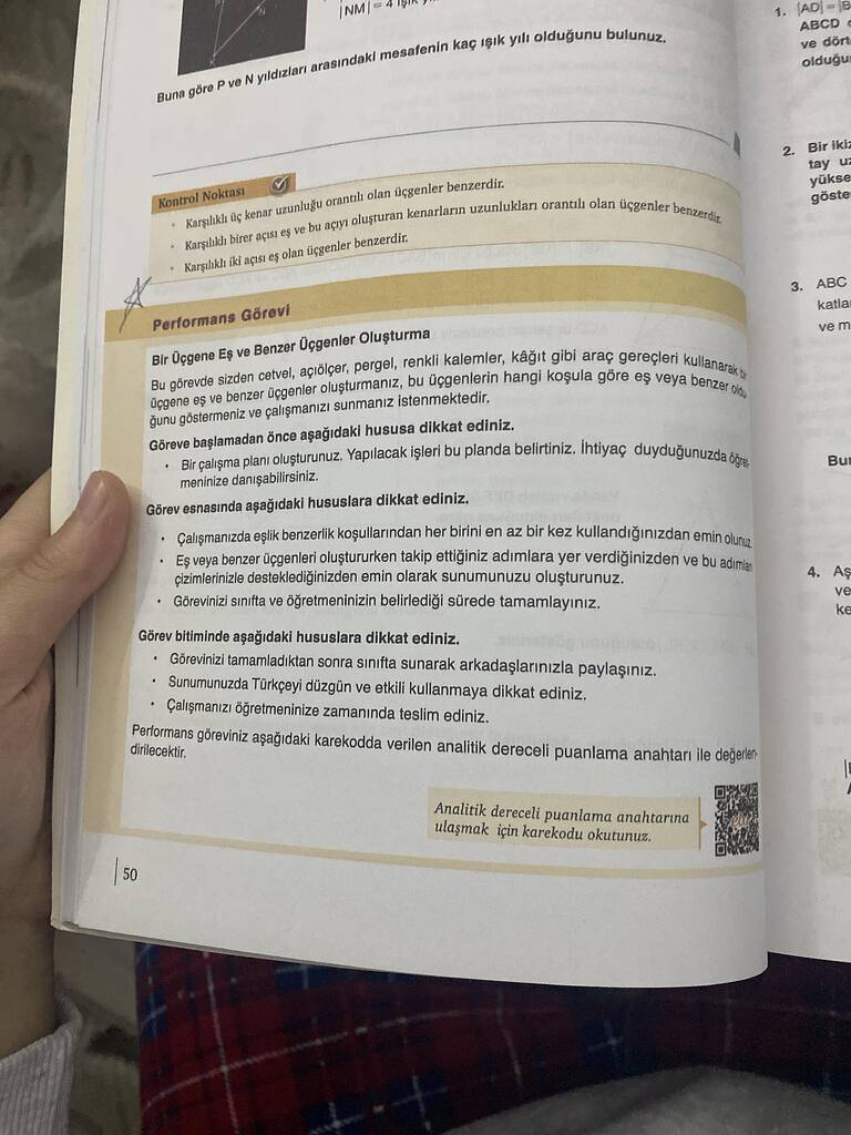 Matematik performans ödevini yap - Sorumatik