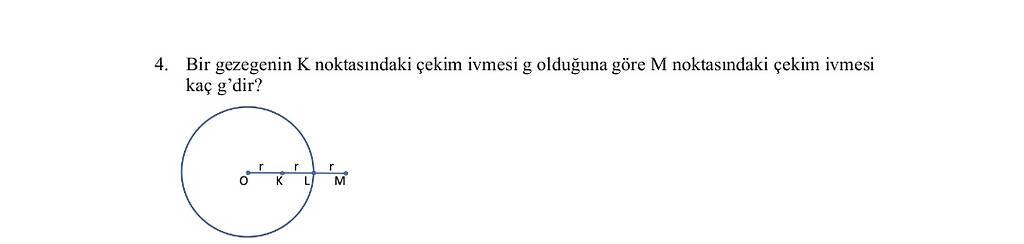 A Question About Gravitational Acceleration at Points K and M on a ...