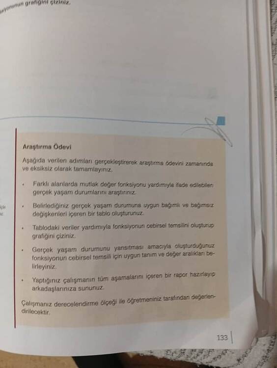 Soru: Mutlak değer fonksiyonu destekli araştırma ödevi adımları ...