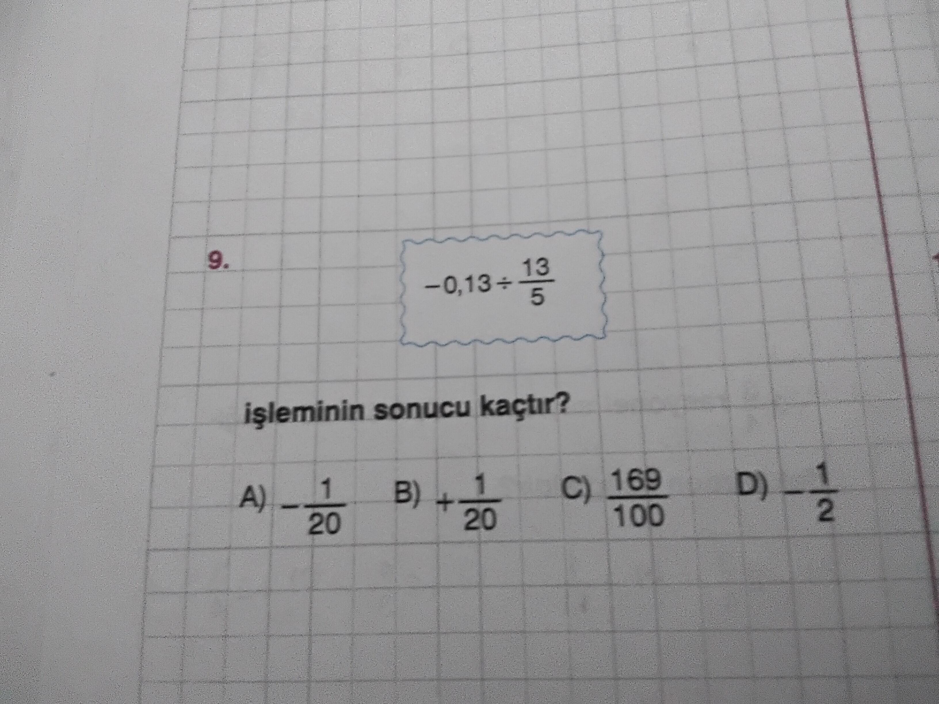 Rasyonal sayılar 7. Sınıf - Sorumatik