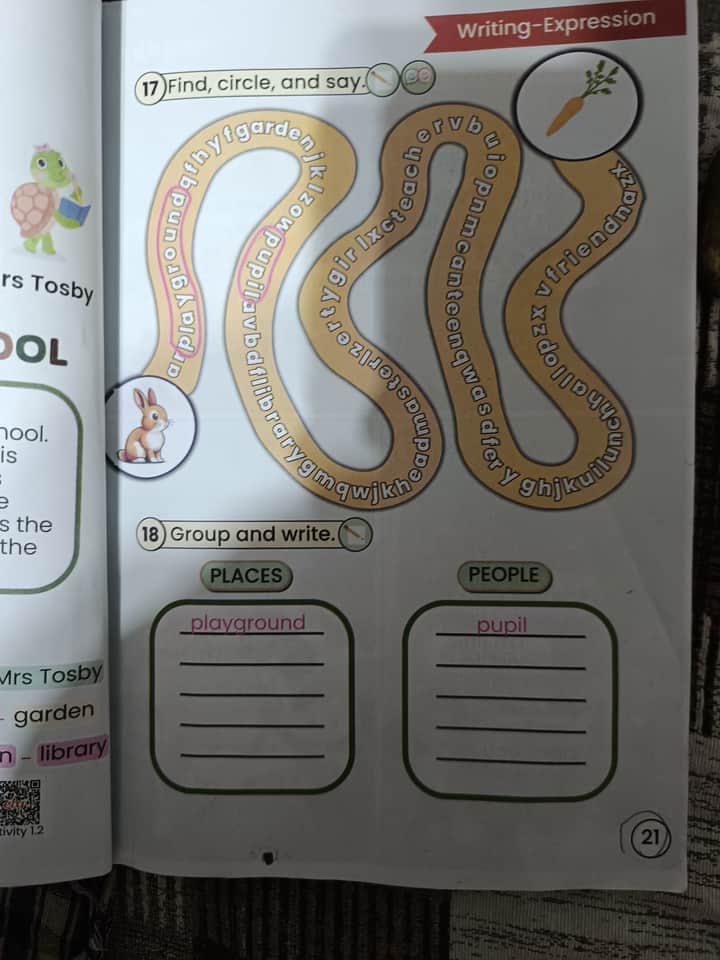 How to Solve the Exercise on Finding Words and Grouping Places and ...