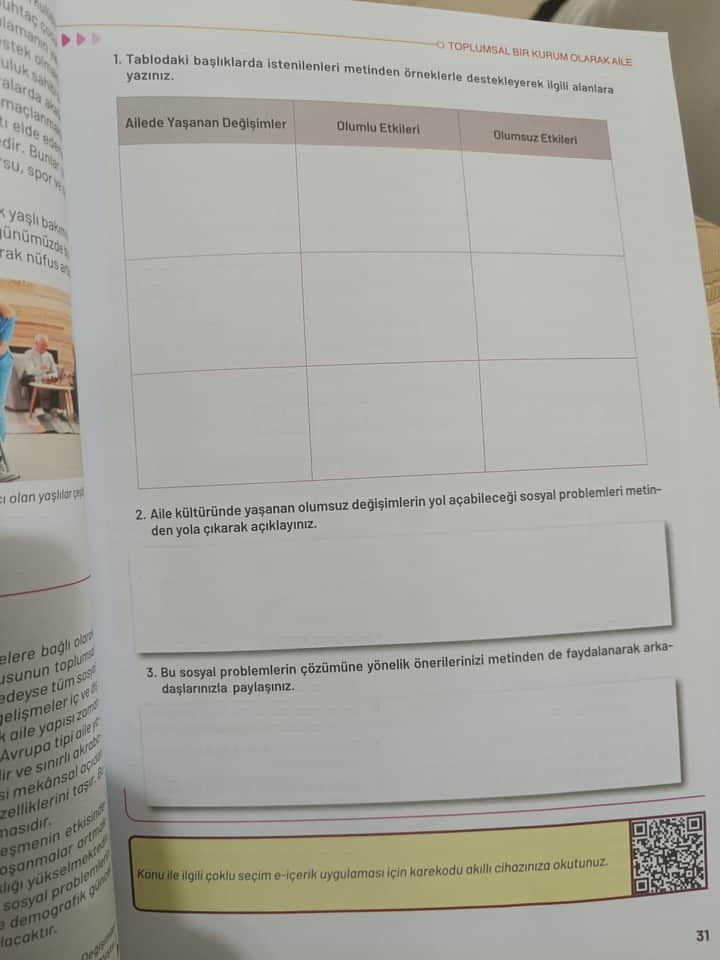 Türk Türk sosyal hayatında aile - Sorumatik