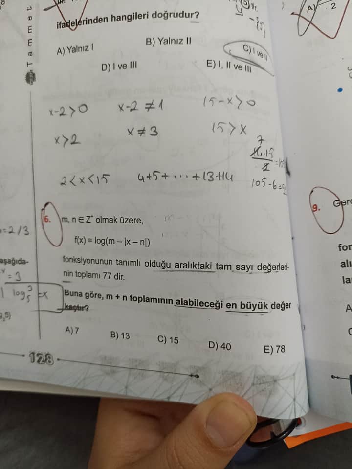 Matematik logaritma - Sorumatik