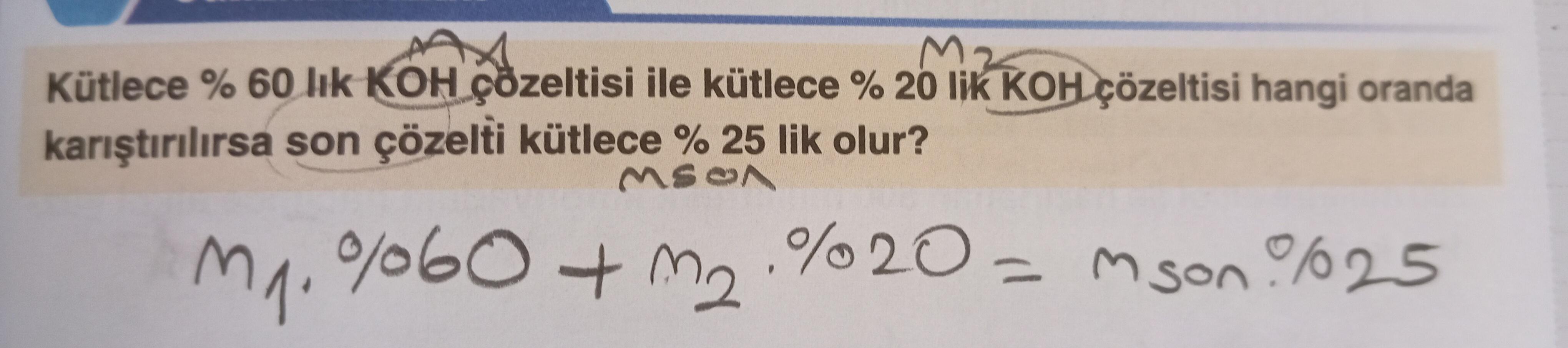 Kimya karışımlar - Sorumatik