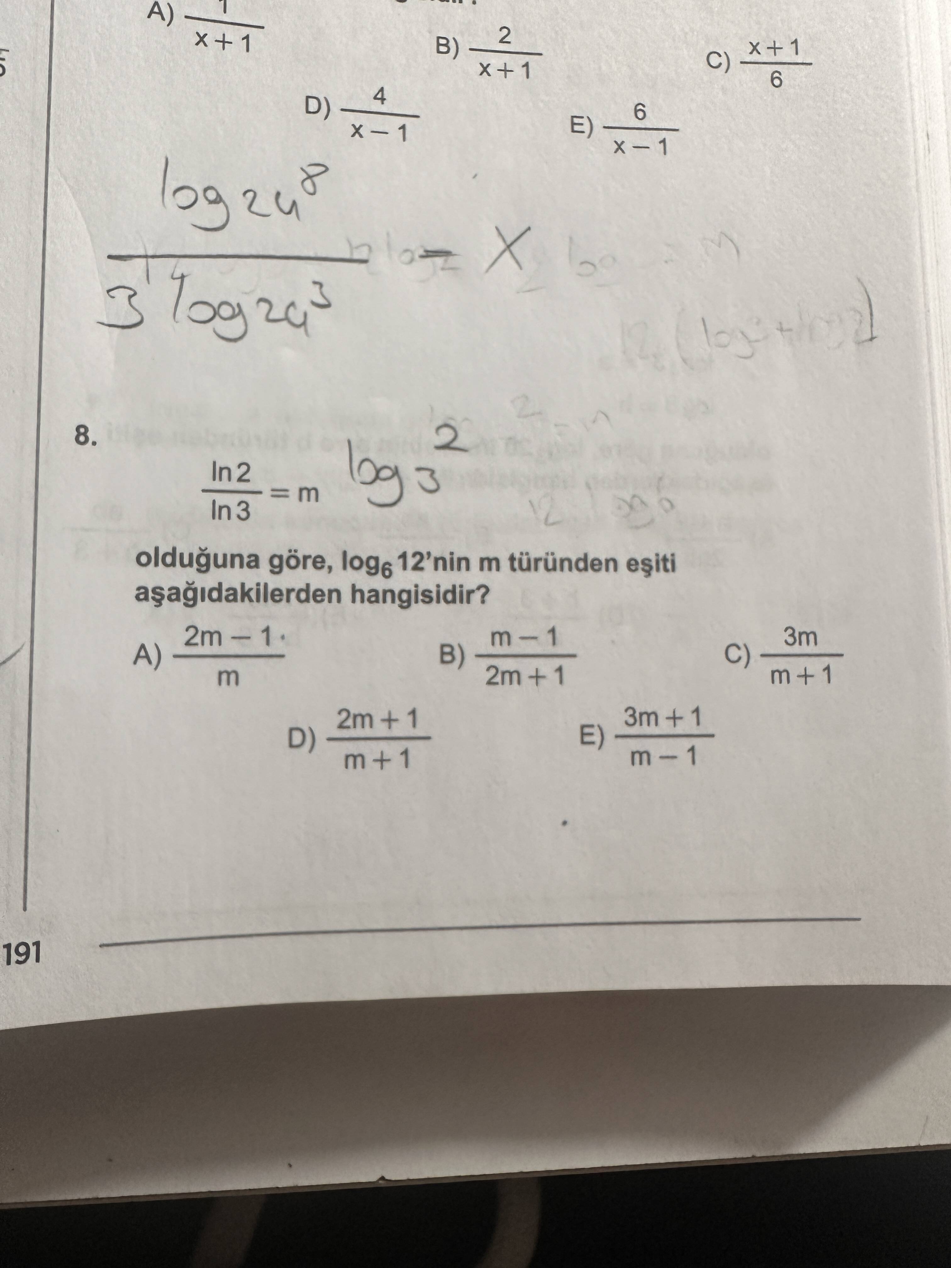 Logaritma cinsinden yazma - Sorumatik