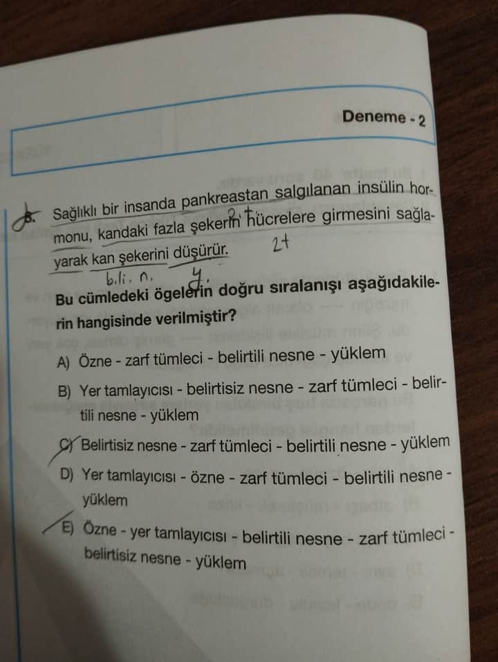 Cümle ögeleri - Sorumatik