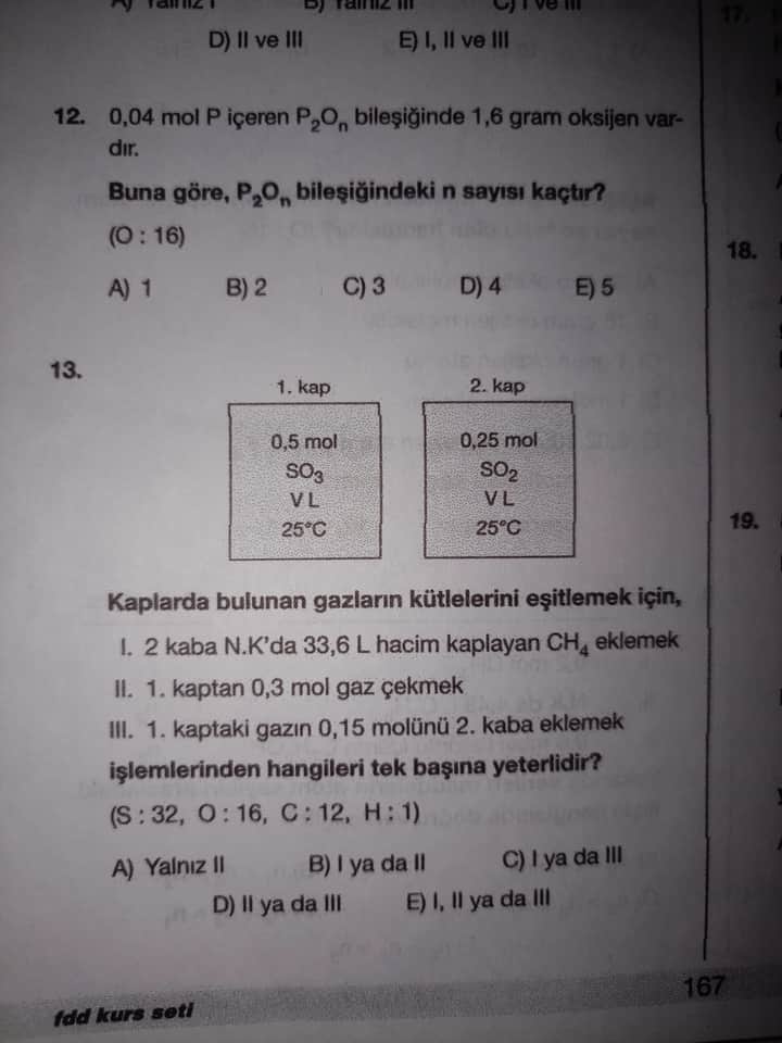 Kimya performans - Sorumatik