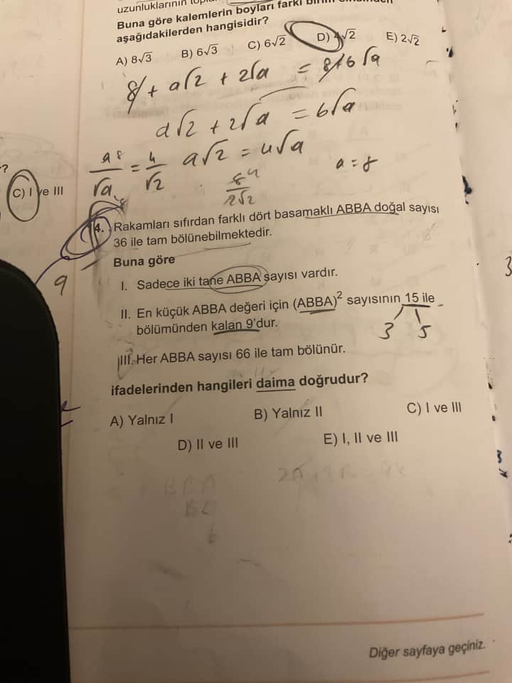 Soru çöz mat lllll - Sorumatik