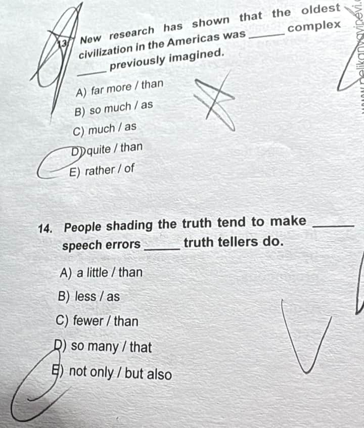 Explanation for the English Quiz Sentences - Sorumatik